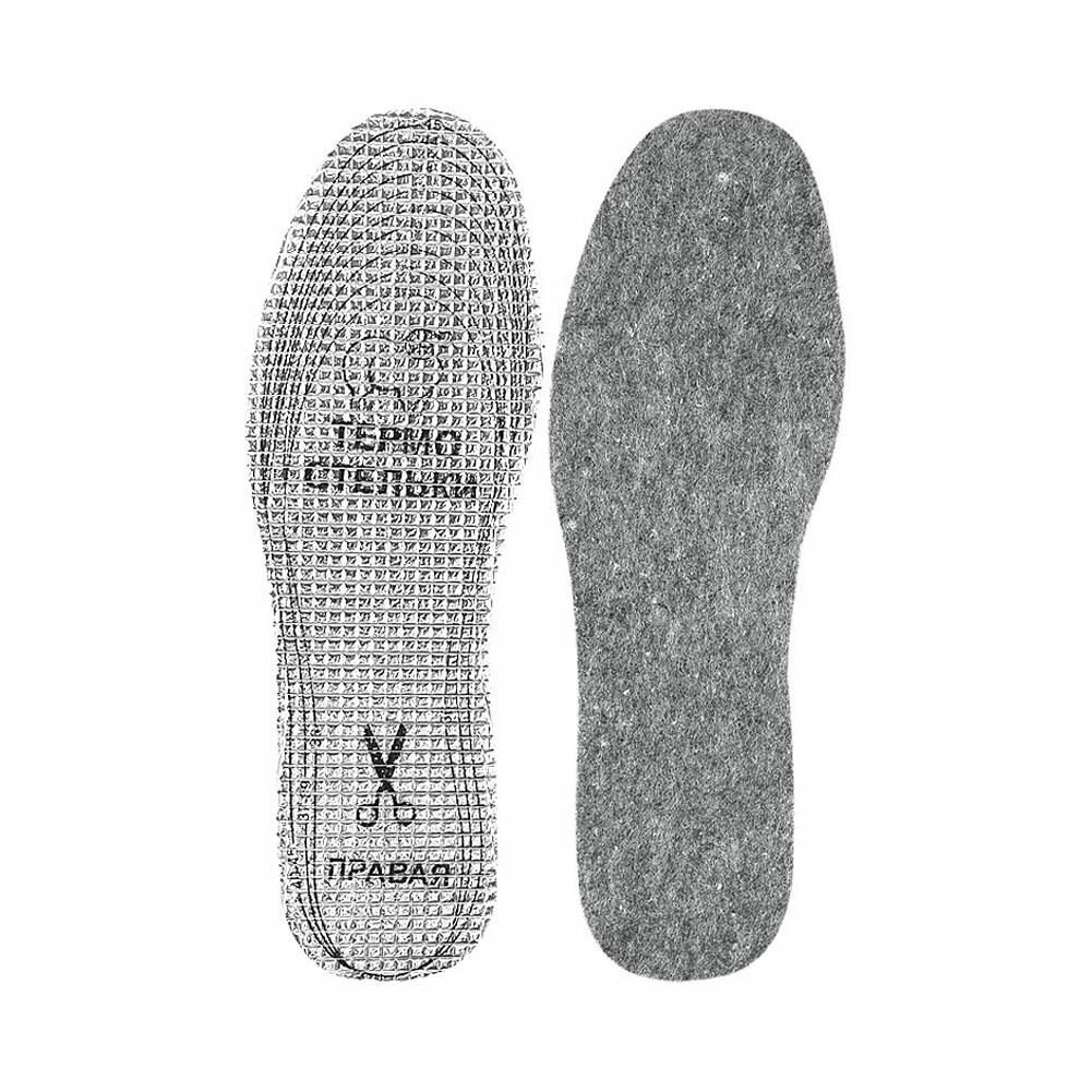 Стельки для обуви мужские, в берцы, зимние тёплые, безразмерные войлок, шерсть универсальные