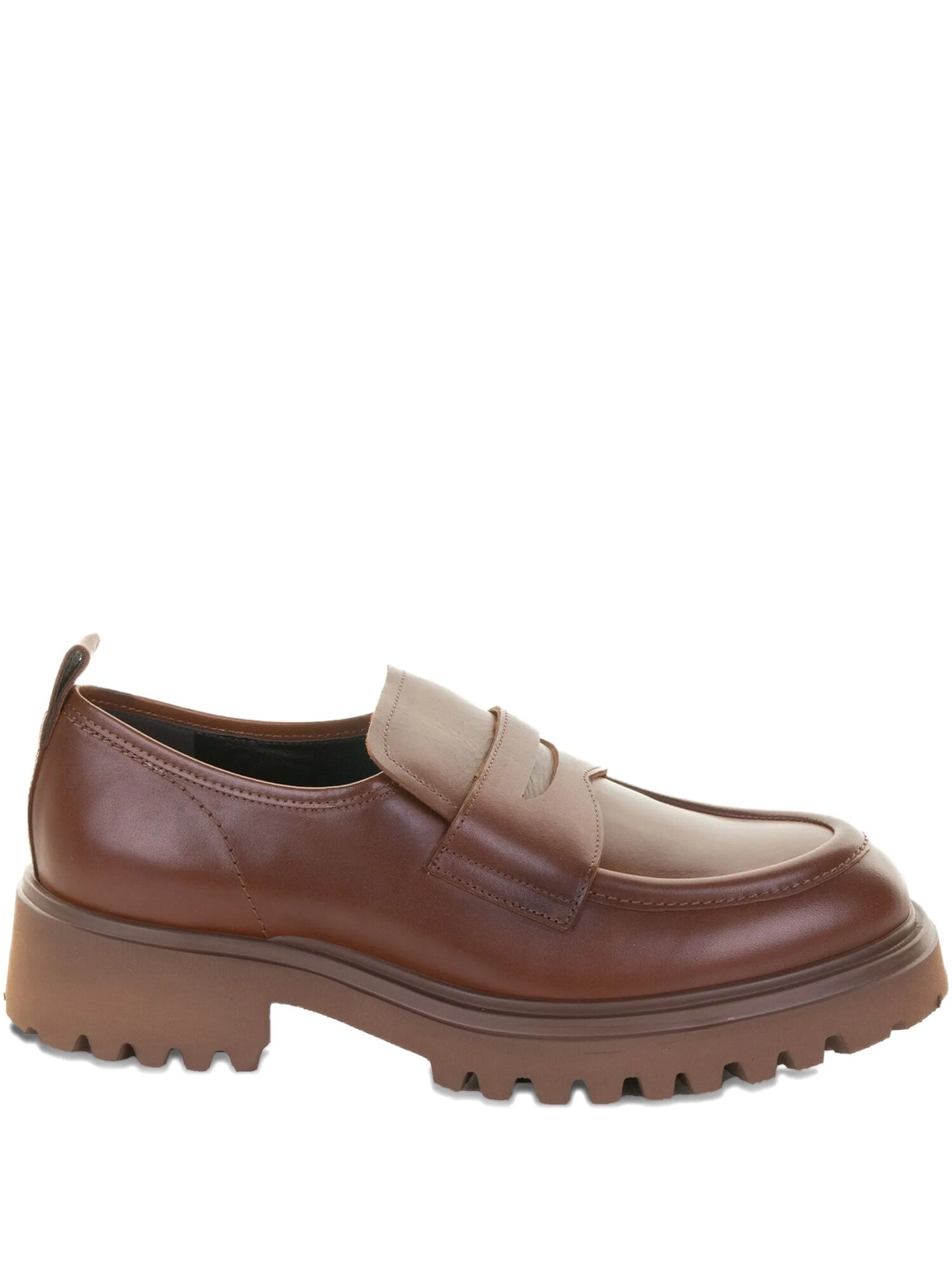 Лоферы Leather penny-strap loafers