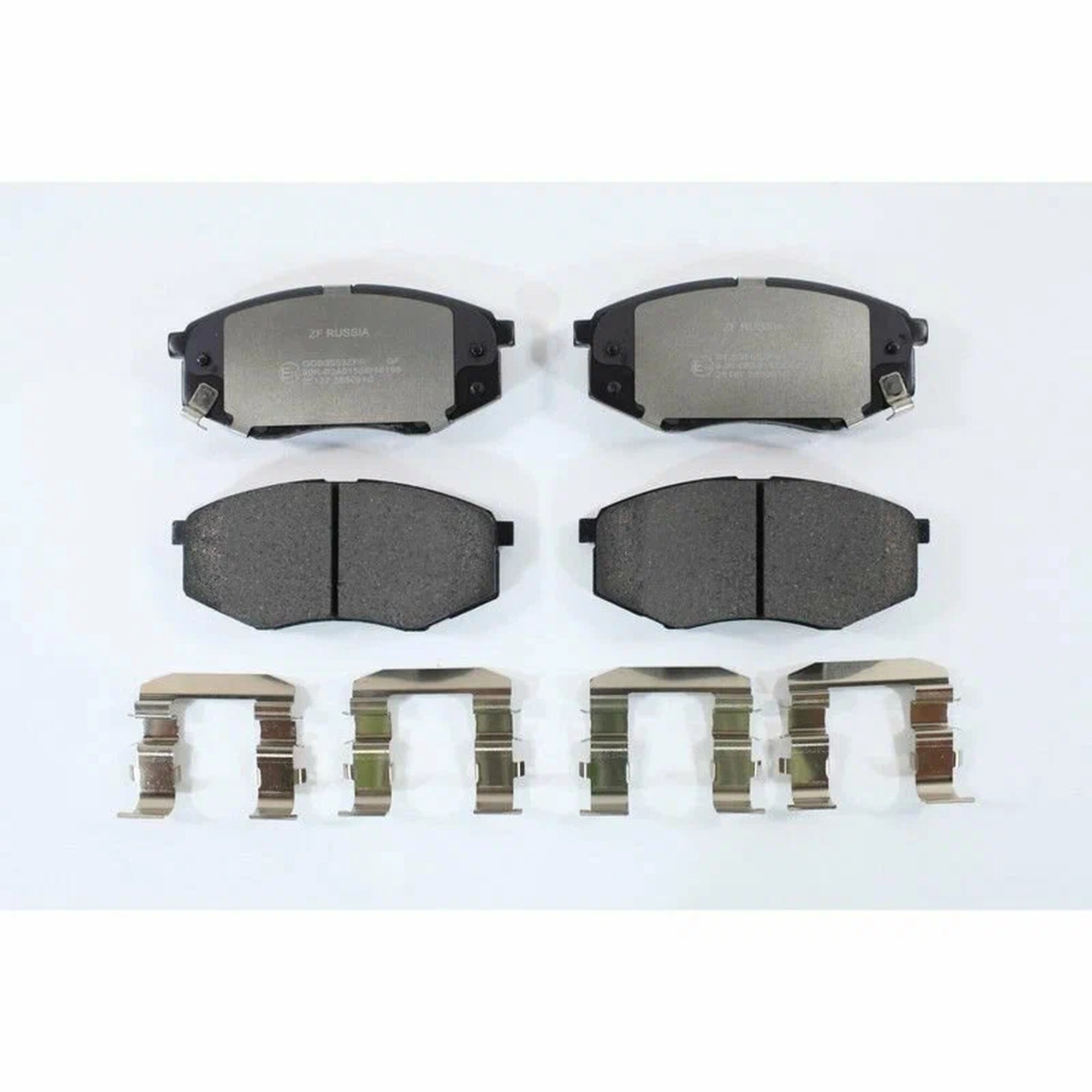 Колодки тормозные дисковые передние ZF Russia GDB3553ZFR для а/м KIA Optima, HYUNDAI Sonata