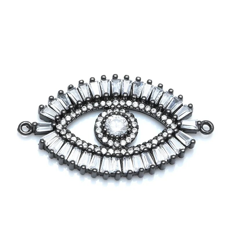 YANASI медные греческие чармы от дурного глаза Серебряный, black