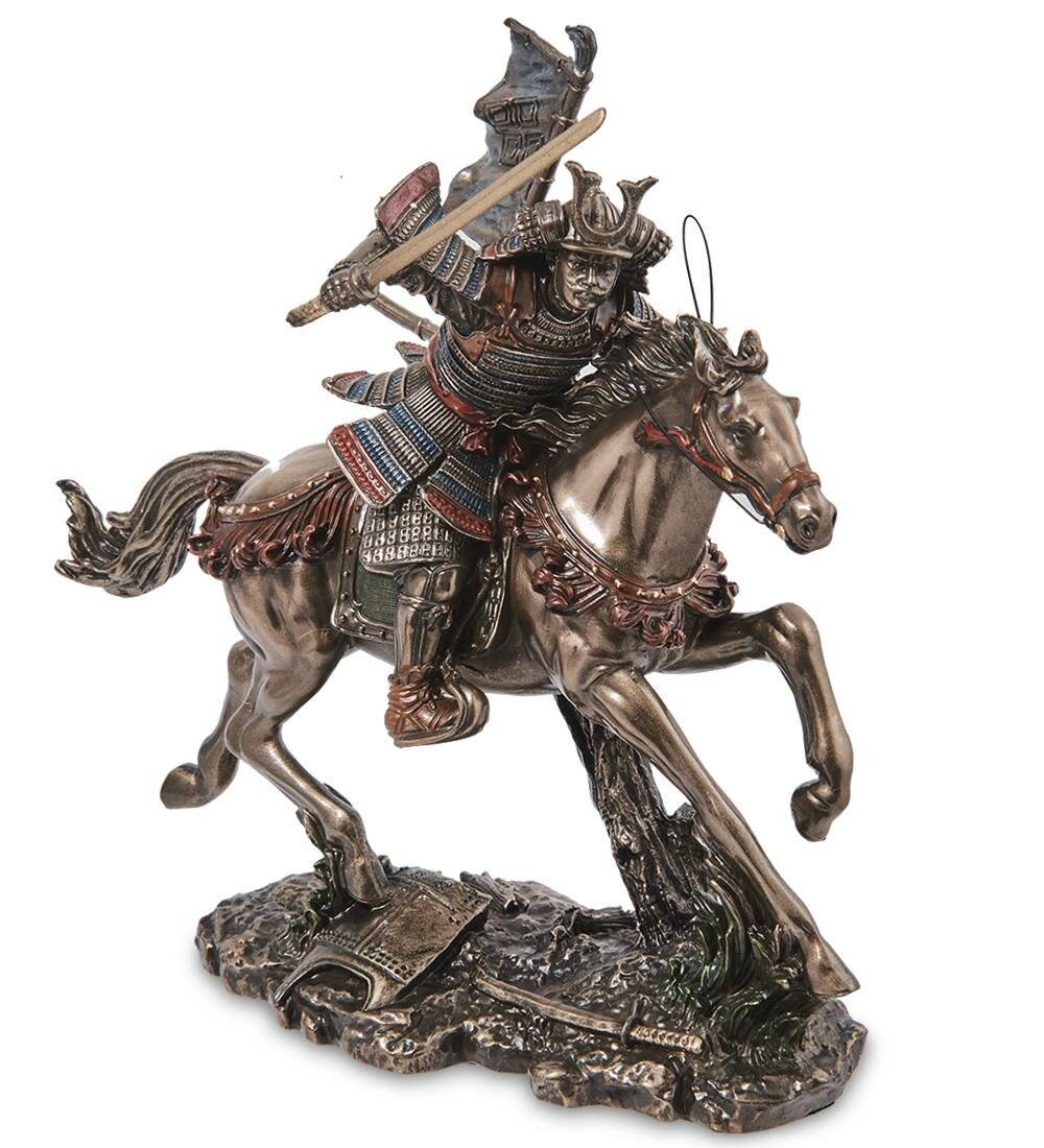 Статуэтка "Самурай" A2188621 Veronese, Полистоун, настольная.