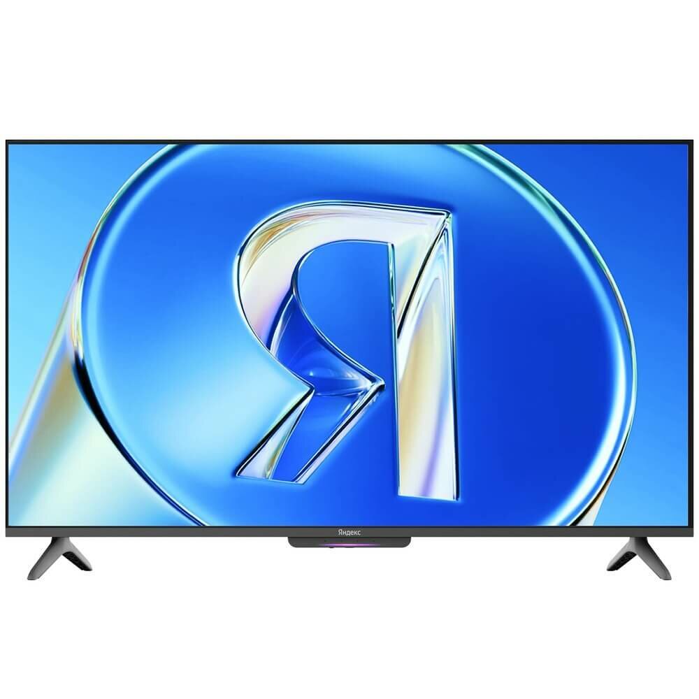Новый телевизор Яндекс ТВ Станция Бейсик QLED с Алисой, 50" 4K UHD