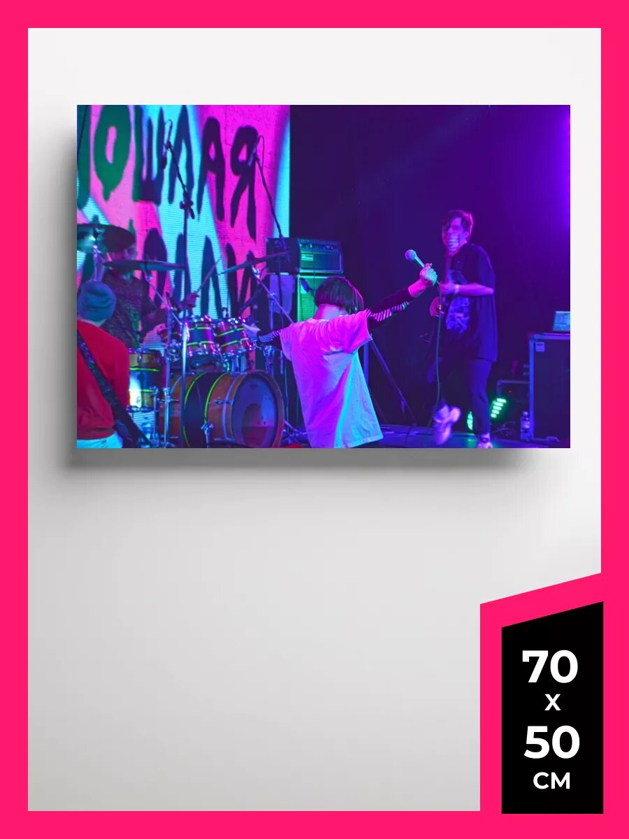 Постер Пошлая Молли плакат на стену А1, А2, А3, 50 на 70 12, матовая фотобумага премиум качества