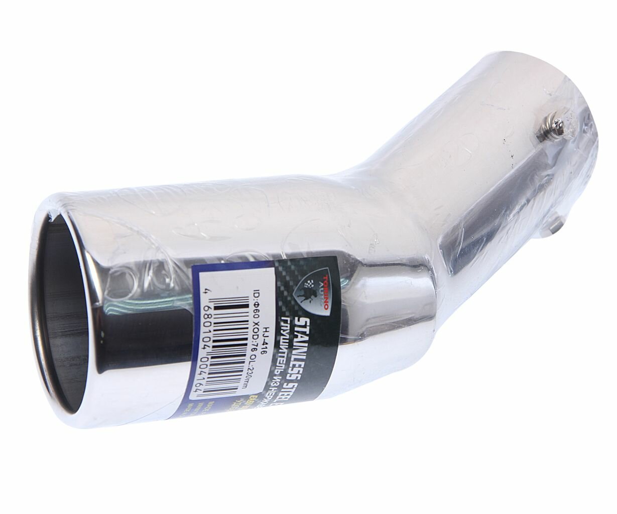 Насадка на глушитель d 60мм нержавеющая сталь TORINO