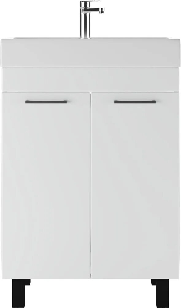 Тумба под раковину Айсберг, "Енисей 60" Контраст без ящика