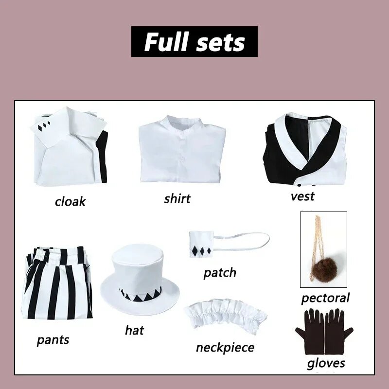 Косплей костюм Николай Гоголь Bungou Stray Dogs сезон 4 М, Only Costume