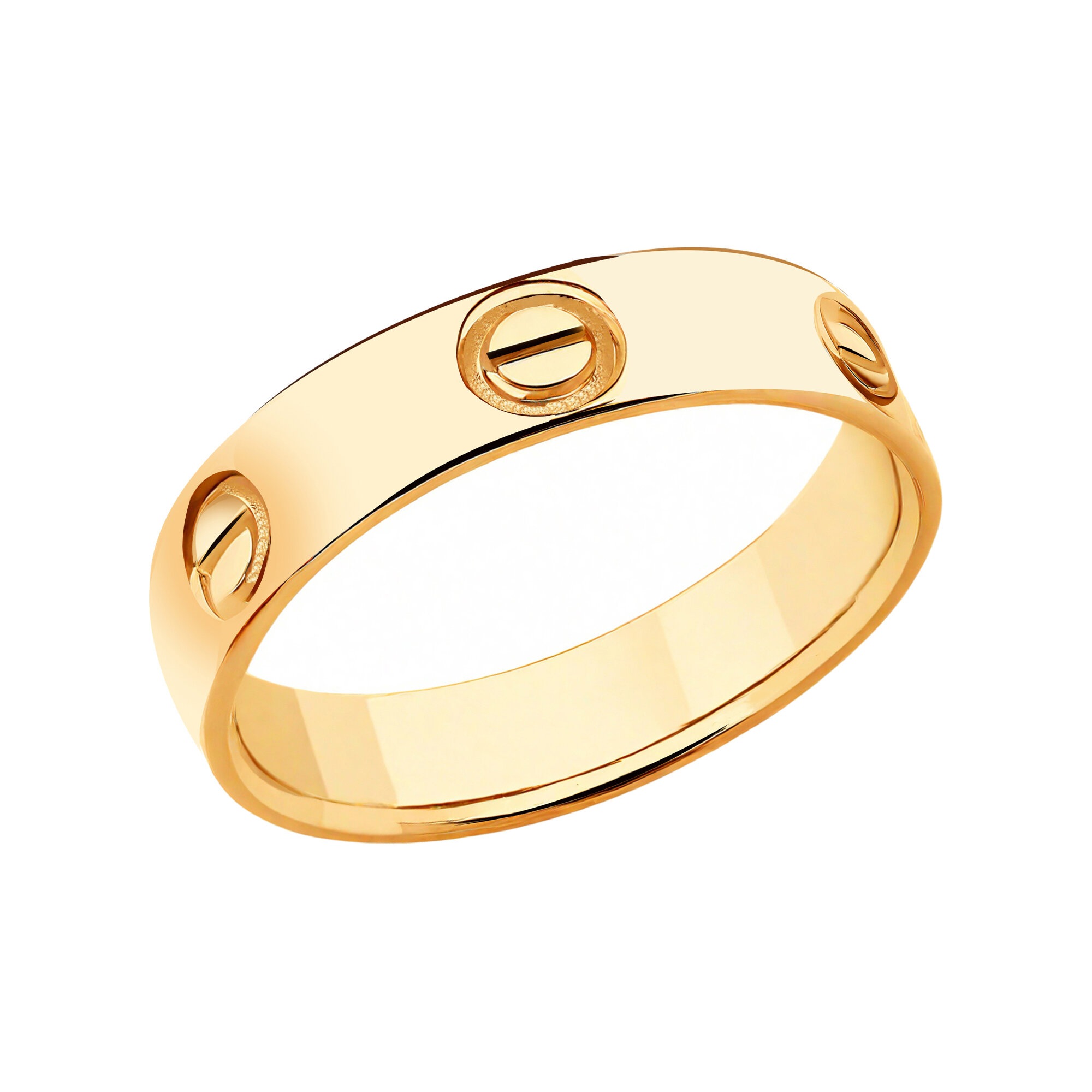 Кольцо, красное золото, 585 проба