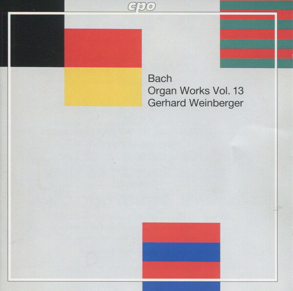 Диск BACH, J.S: Organ Works, Vol. 13 (Weinberger) (1 CD)