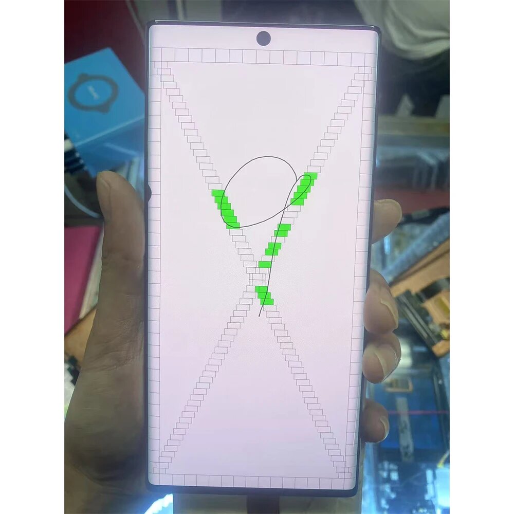 AMOLED Dot ЖК-дисплей для Samsung Galaxy Note 10 + экран Note 10 Plus Ori, замена дигитайзера SM-N975, отпечаток пальца, работа 9 No frame