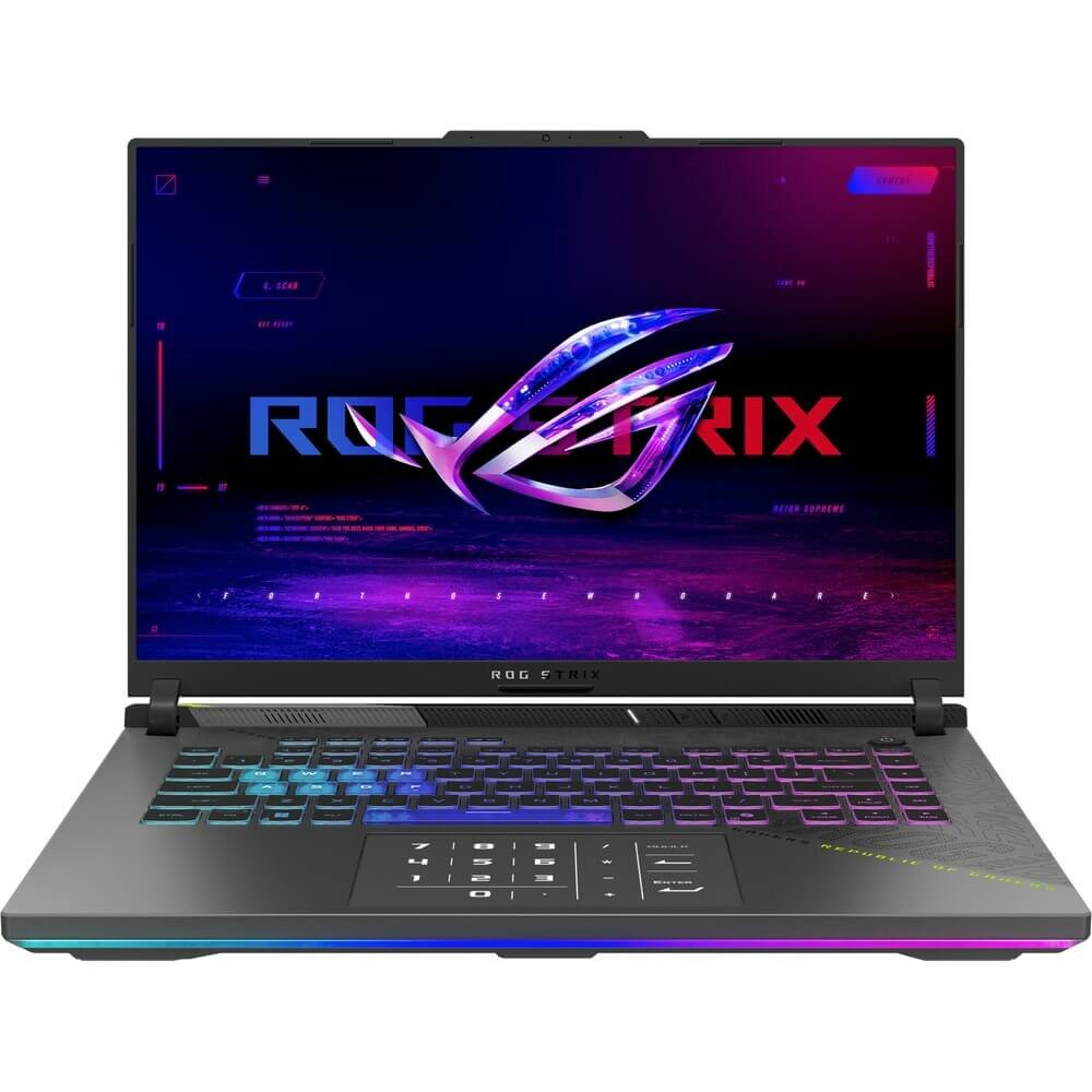ASUS ROG Strix G16 G614PP Ryzen 9 8940HX 32Gb SSD 1Tb NVIDIA RTX 5070 8Gb 16 WQXGA IPS 90Вт*ч No OS Серый G614PP-S5063 90NR0L67-M00300