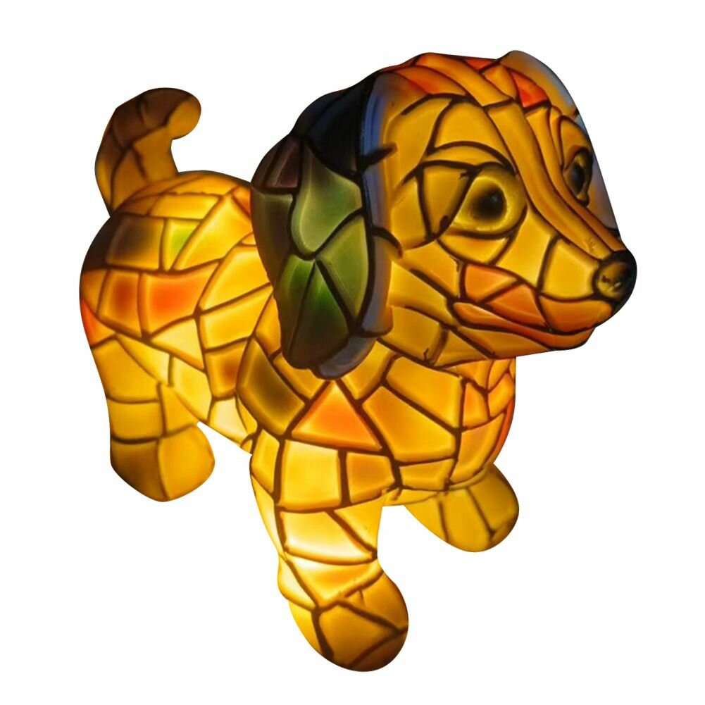 Лампа для собаки серии Dog Art ночник окрашенная смола настольная лампа для собаки домашний декор