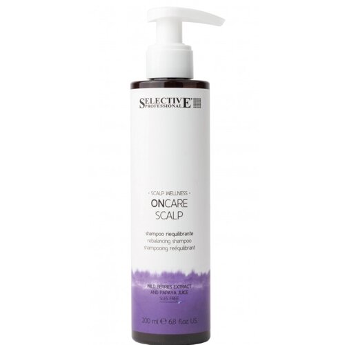 SELECTIVE Шампунь для восстановления баланса жирной кожи головы, 200 мл