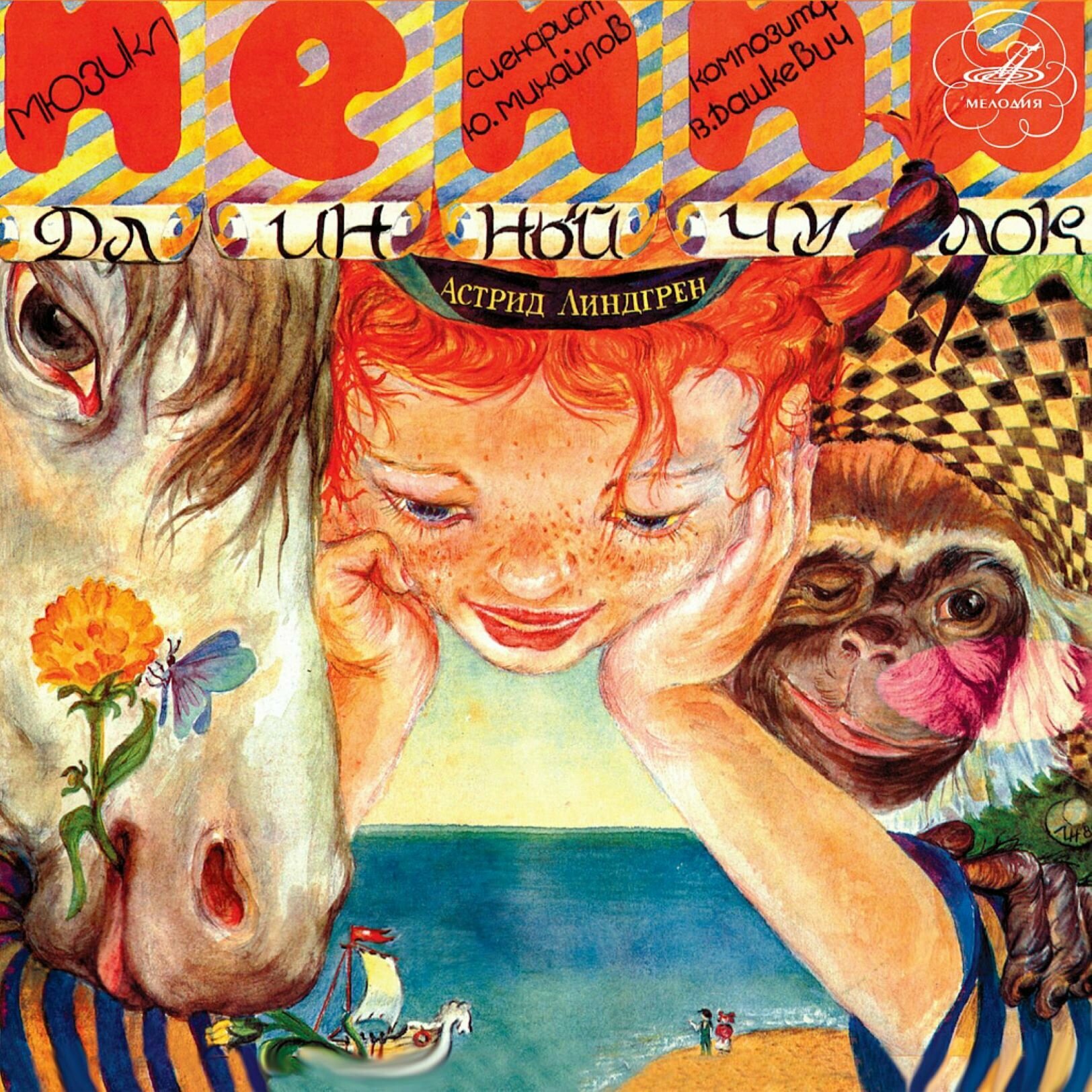 Компакт-диск Пеппи Длинный Чулок Астрид Линдгрен Музыкальная Сказка (CD)