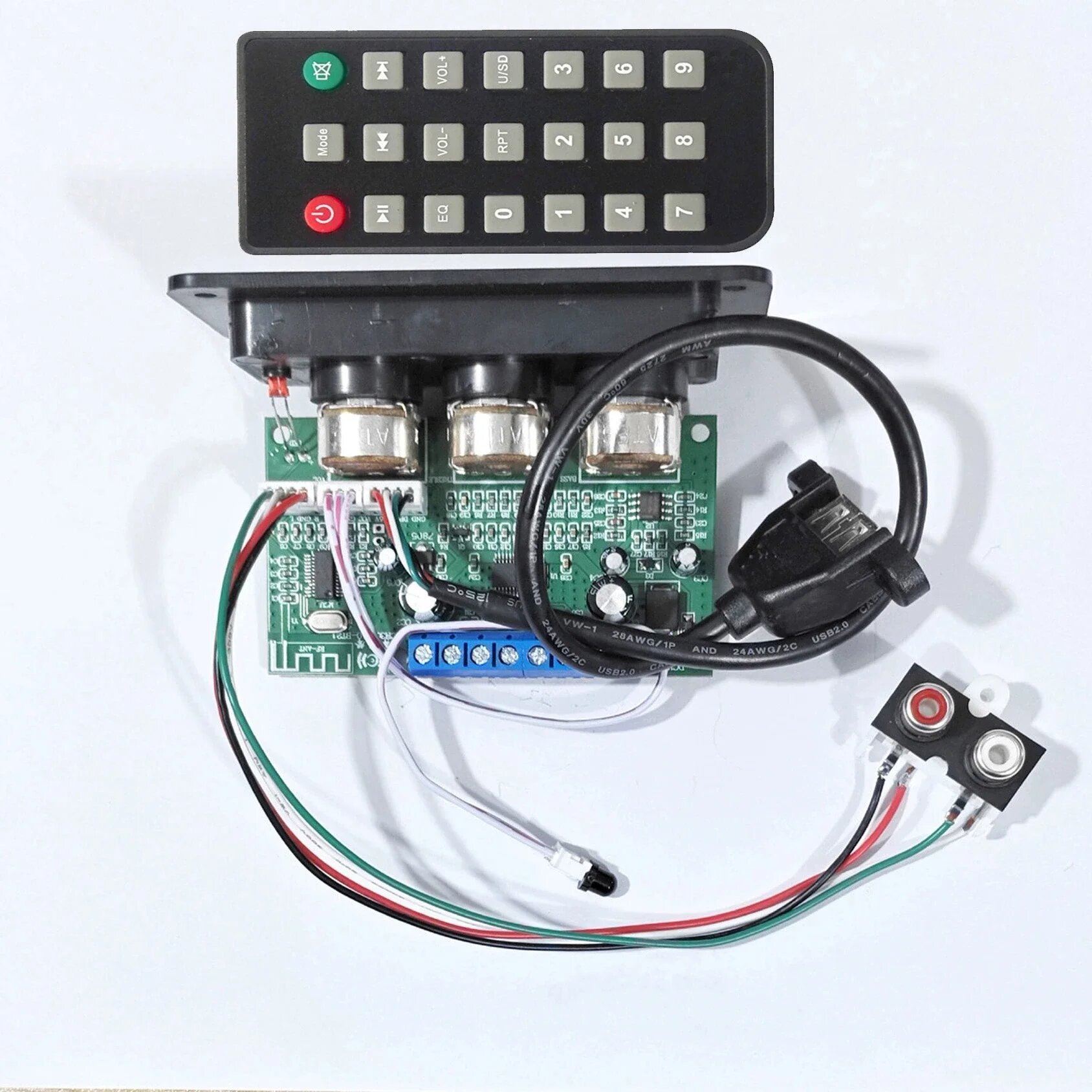 SOTAMIA Bluetooth усилитель сабвуфера 2.1 2x30Вт+60Вт