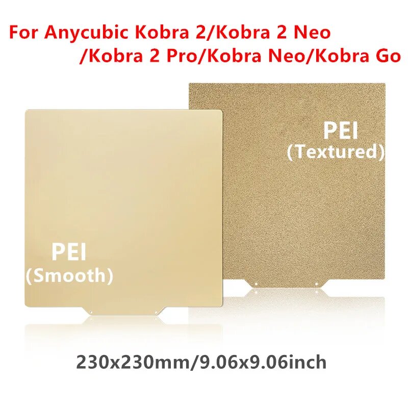 FLEXBED Магнитный лист PEI для Anycubic Kobra 2/Neo/Go with base