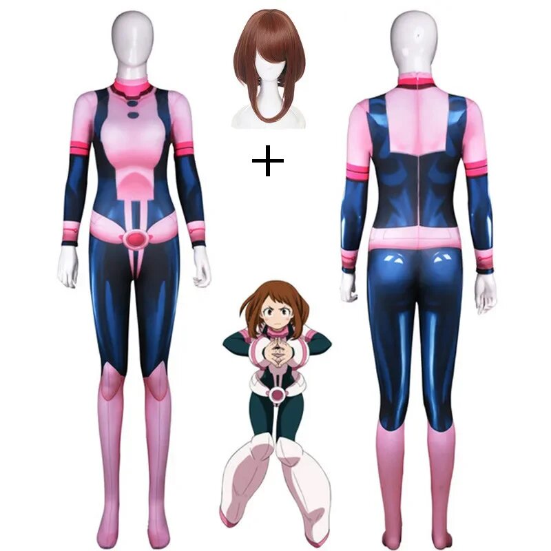 Женский косплей костюм My Hero Academia Ochaco Uraraka М, Clothing and Wigs