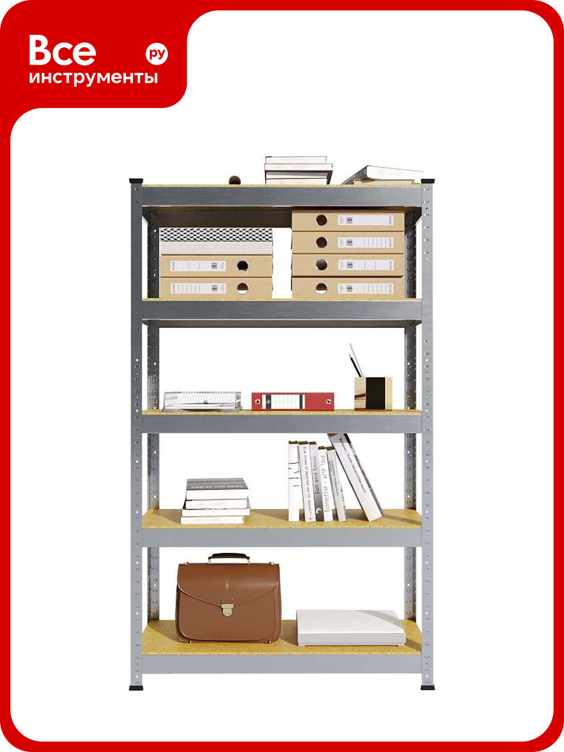 Стеллаж металлический First Logistik HIT BOARD 912x300x1520 5п кор ОЦ LS 090315. W00-00, 912×300×1520