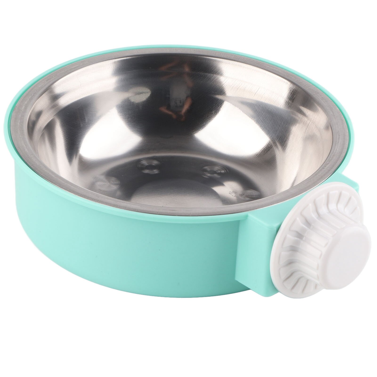Подвесная миска для домашних животных из нержавеющей стали, съемная кормушка для еды и воды для кошек, собак, щенков