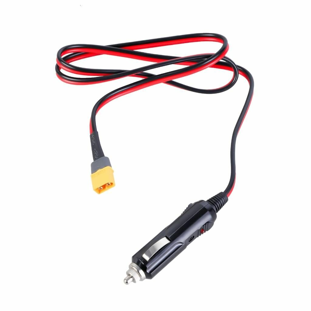 Прочный кабель 14AWG 12V XT60 на автомобильный разъем питания для солнечных панелей и портативных станций, 3m