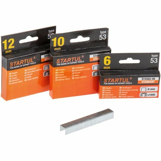 Startul Скобы 10мм тип 53 (1000шт) STANDART (ST4502-10)