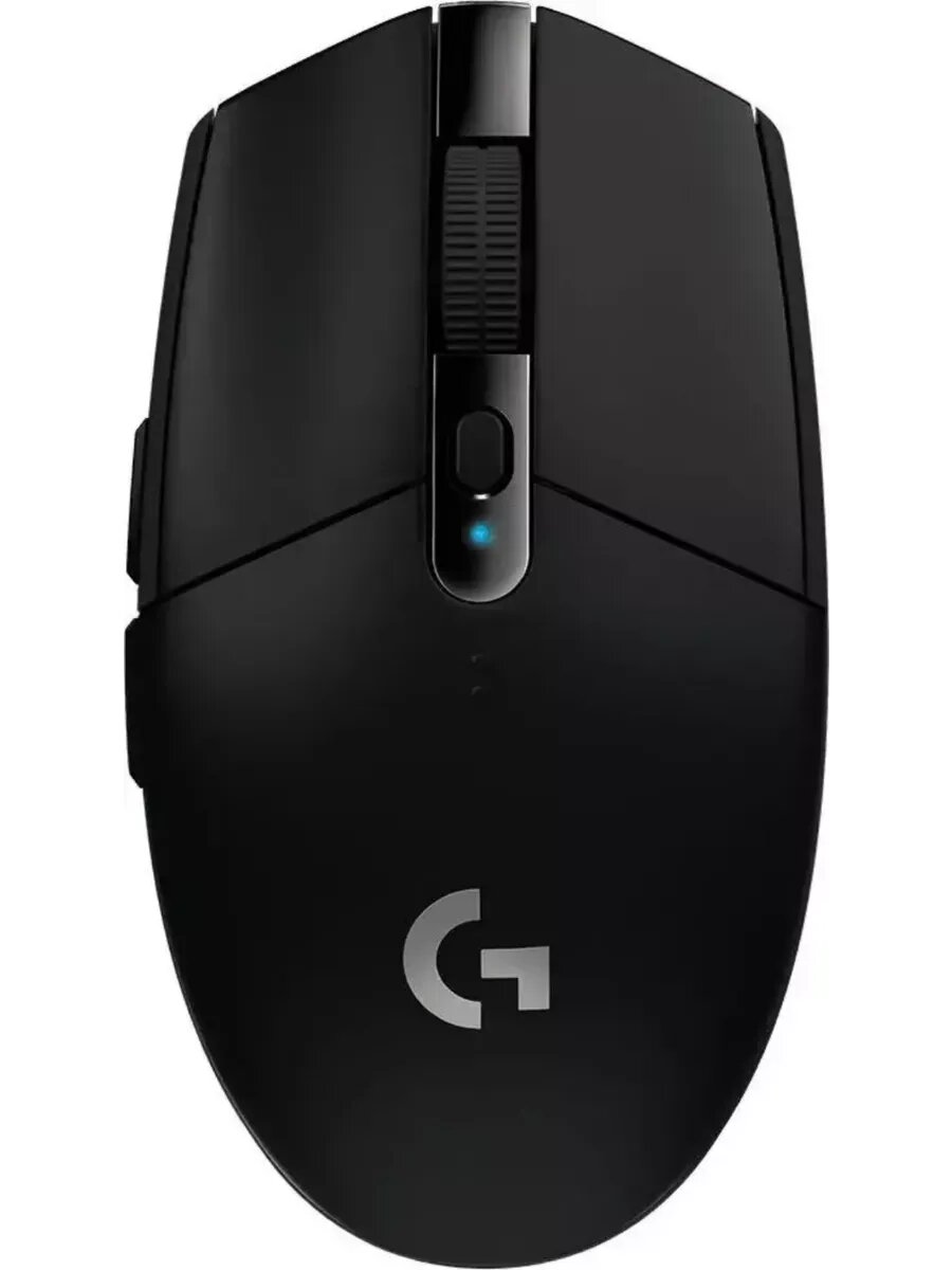 Мышь G304 Lightspeed черный беспроводная USB (5but)