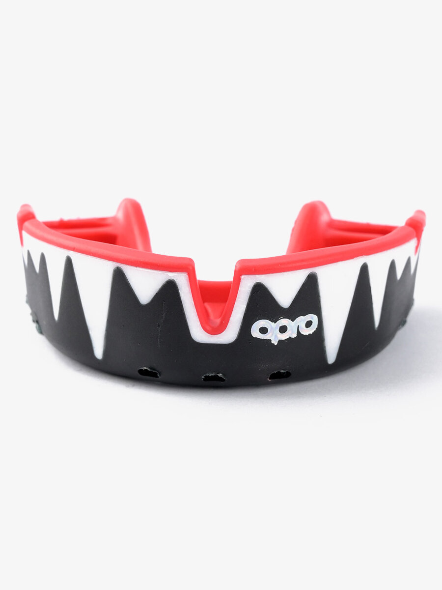 Боксерская капа Opro Platinum Level Black/White/Red из в Великобритании