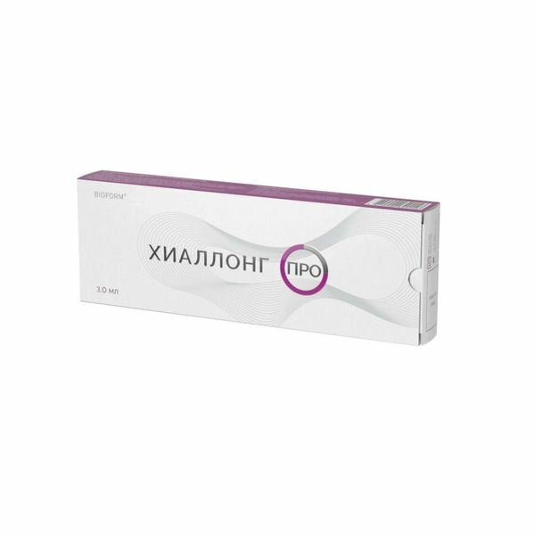 Хиаллонг Про раствор для в/суст введ. шприц 3мл