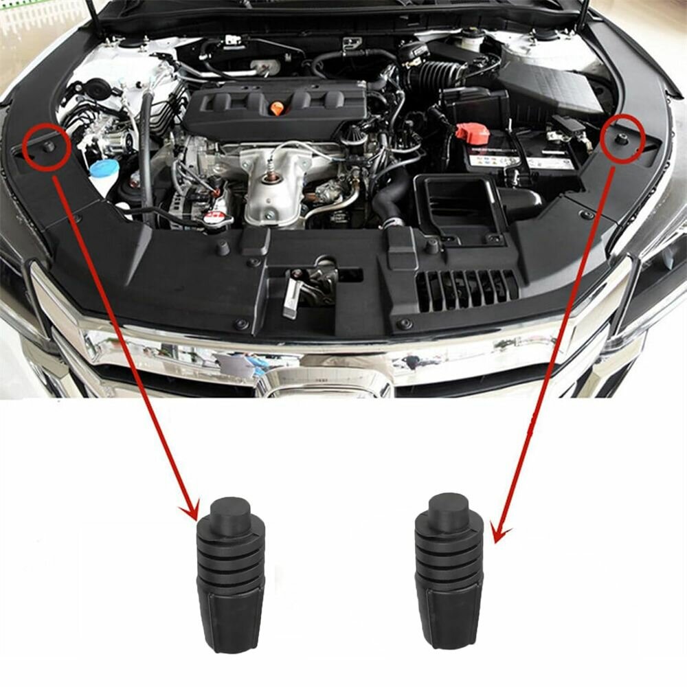 Резиновые бамперы капота Honda 2шт