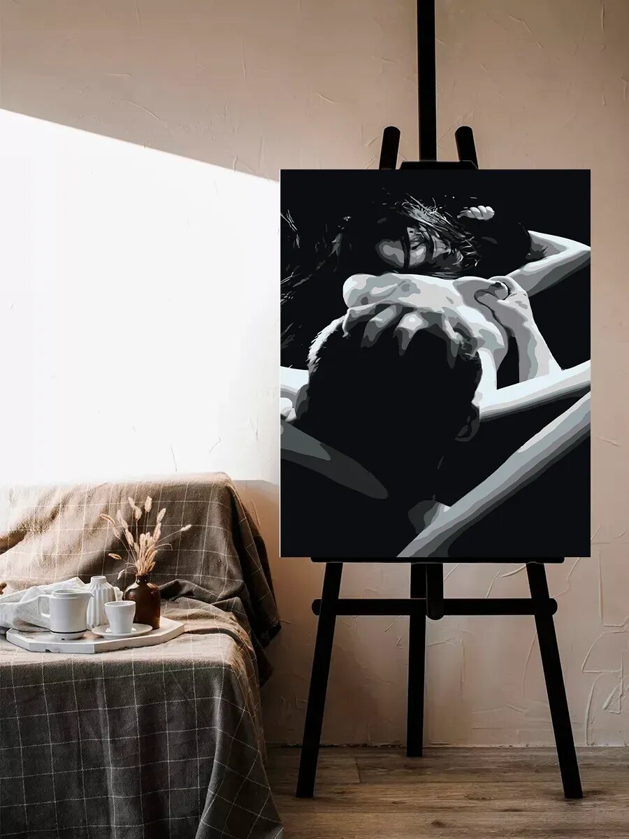 Картина по номерам Эротика Соблазн Влечение Страсть Любовь