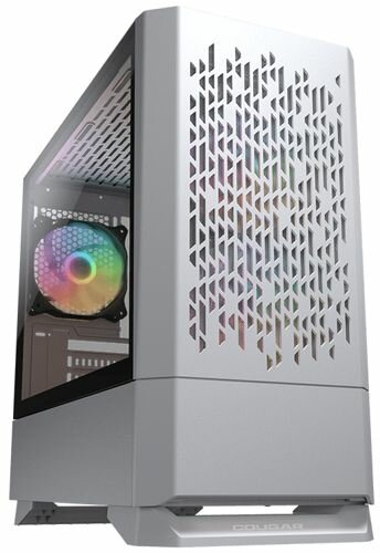 Компьютерный корпус Cougar MG140 Air RGB (385JM80.0002) белый - Mini-Tower, Micro-ATX, Mini-ITX, USB 2.0 Type-A, USB 3.2 Gen1 Type-A