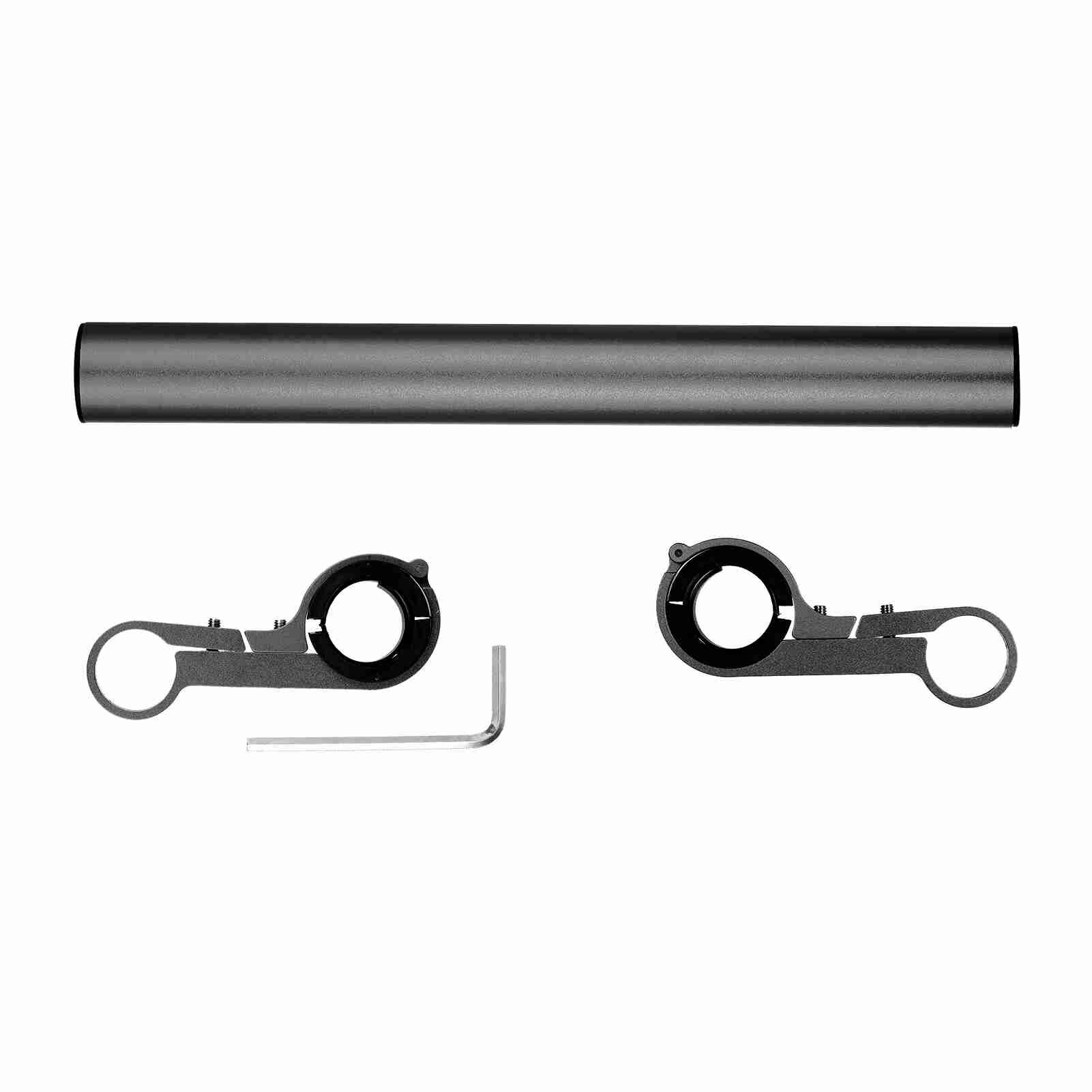 Горизонтальная удлинительная рама для электросамоката, удлинитель руля для электросамоката, держатель из алюминиевого сплава, сменный кронштейн для крепления руля для Xiaomi M365