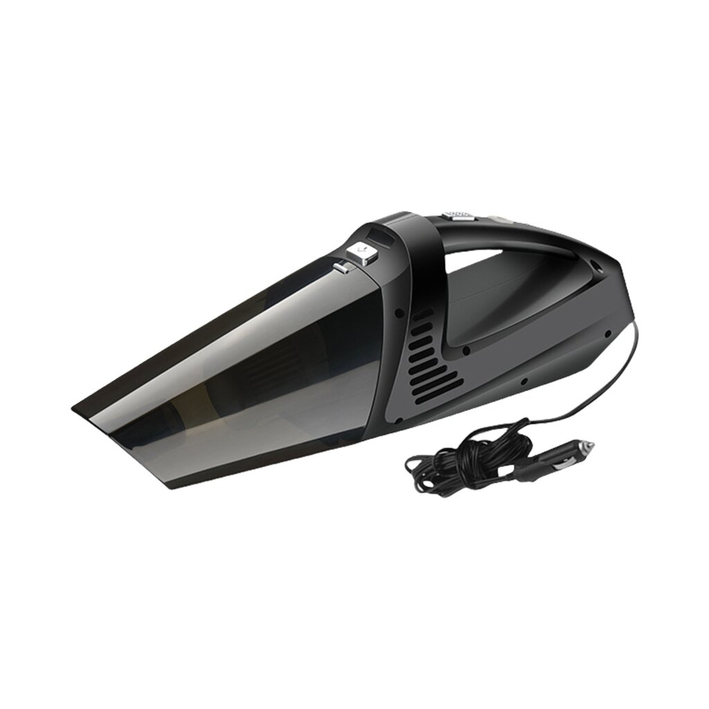 Воздушный Компрессор Автомобильного Пылесоса Высокой Мощности Мощностью 4 В 1 мощностью 120 Вт с Манометром Давления в шинах и Моющимся Фильтром