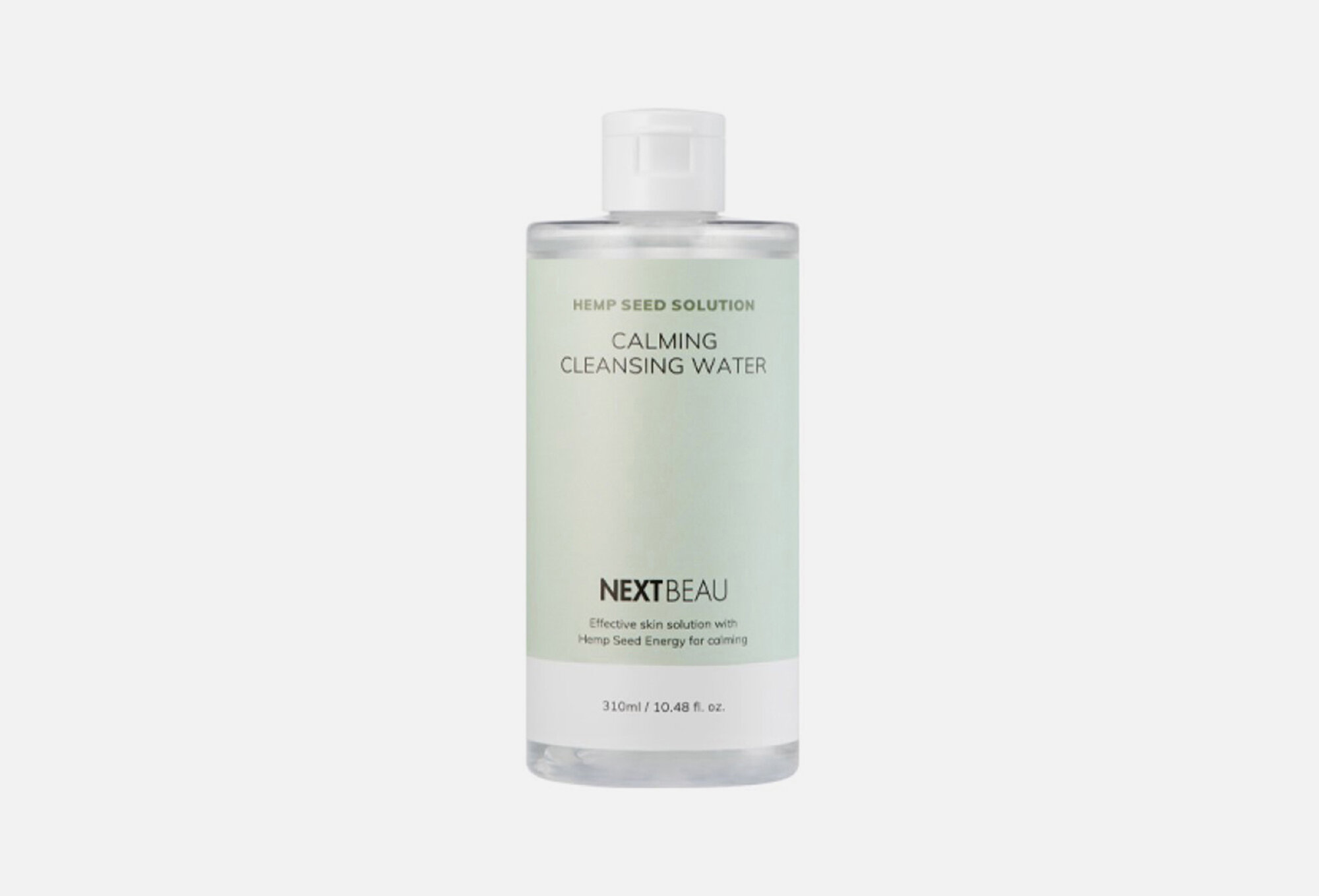 Успокаивающая мицеллярная вода с маслом семян конопли NEXTBEAU Hemp Seed Solution Calming Cleansing Water 310 мл