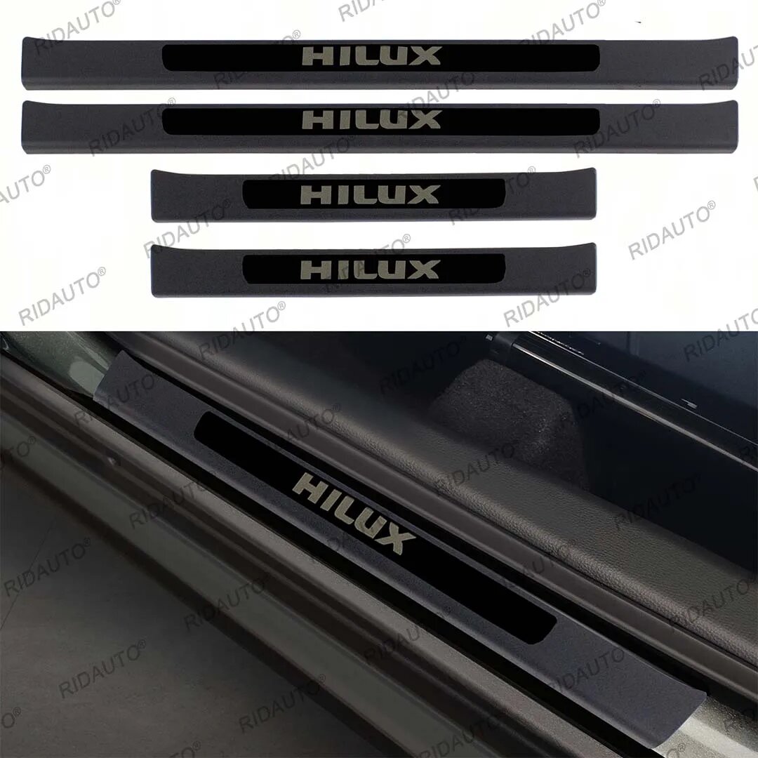 Автомобильные аксессуары для пикапа, пороговая полоса для Hilux Vigo 2008-2014, чехлы на пороги, Стайлинг, защита, накладка на порог