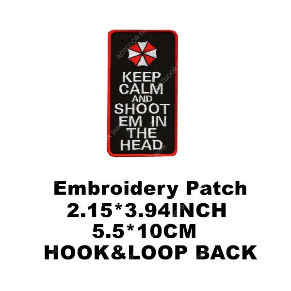 Тактический патч Umbrella Corporation Красный, V28