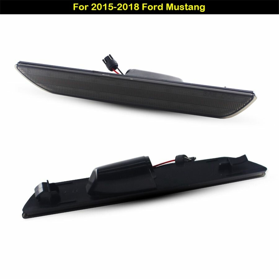 Задние боковые фонари х2 - Ford Mustang красный свет