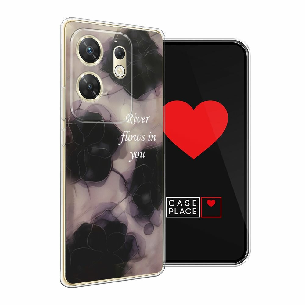 Чехол на Infinix Zero 30 4G / Инфиникс Зеро 30 4G с принтом River flows in you — фото 1