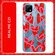 Чехол на Realme C21 / Реалми С21 с принтом "Hearts doodles - 14 февраля", прозра...