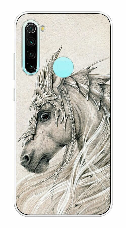 Чехол на Xiaomi Redmi Note 8 / Сяоми Редми Нот 8 с принтом Мифическая лошадь