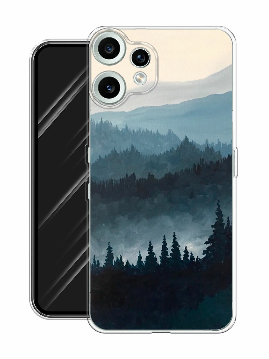 Чехол на CMF Phone 2 Pro / CMF Фон 2 Про с принтом "Туманные горы" — фото 1