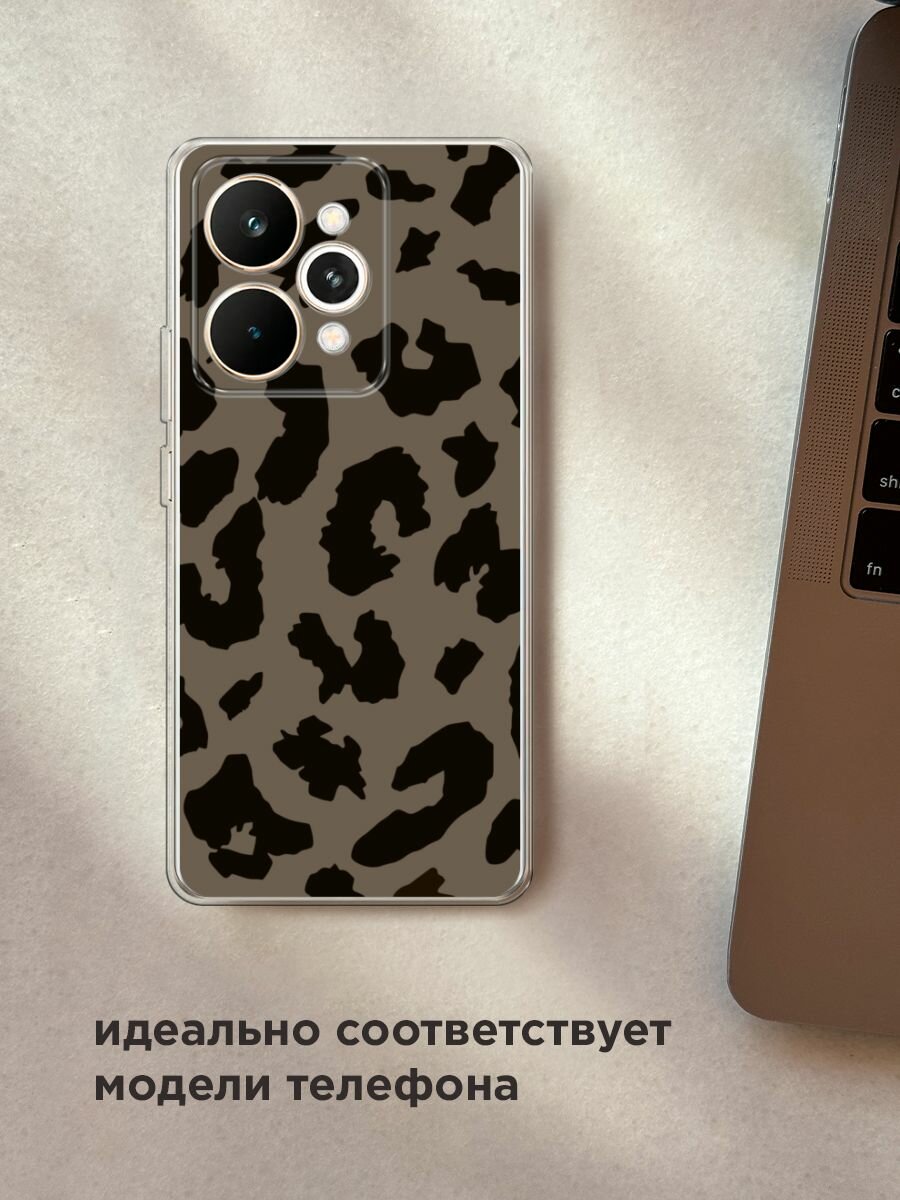 Чехол на Realme 15 Pro / Реалми 15 Про с принтом "Леопардовые пятна паттерн 1" — фото 1