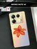 Чехол на Infinix Note 40 / Инфиникс Нот 40 с принтом "Оранжевый цветок", прозрач...