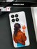 Чехол на Honor X8A / Хонор X8A с принтом "Девушка с опавшим листом", прозрачный