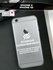 Чехол на Apple iPhone 6 / Айфон 6 с принтом "Неприемлемый контент", прозрачный
