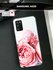 Чехол на Samsung Galaxy A02s / Самсунг Галакси A02s с принтом "Пионы на белом"