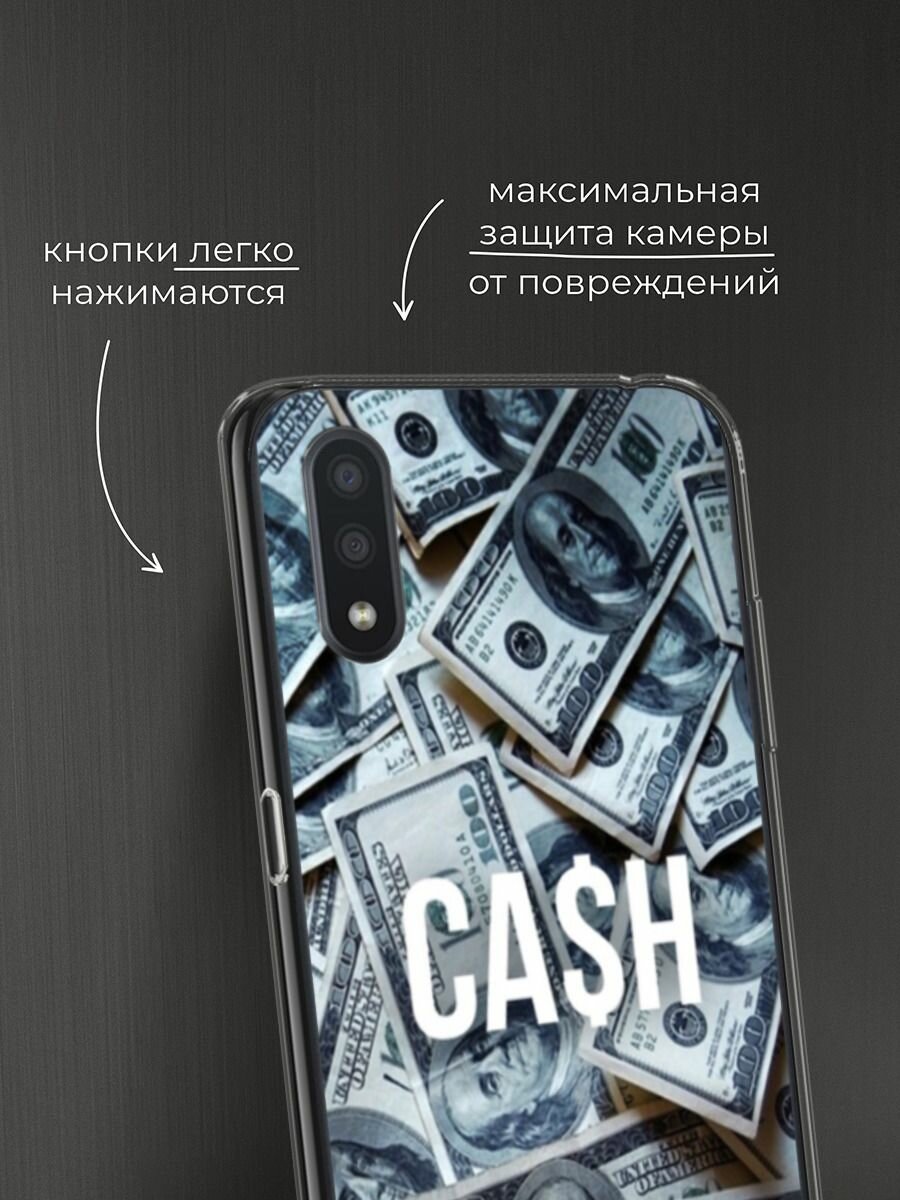 Чехол на Samsung Galaxy A01 / Самсунг Гэлакси А01 с принтом "Cash" — фото 1