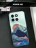 Чехол на Honor X6c / Хонор X6c с принтом "Закат в снежных горах", прозрачный