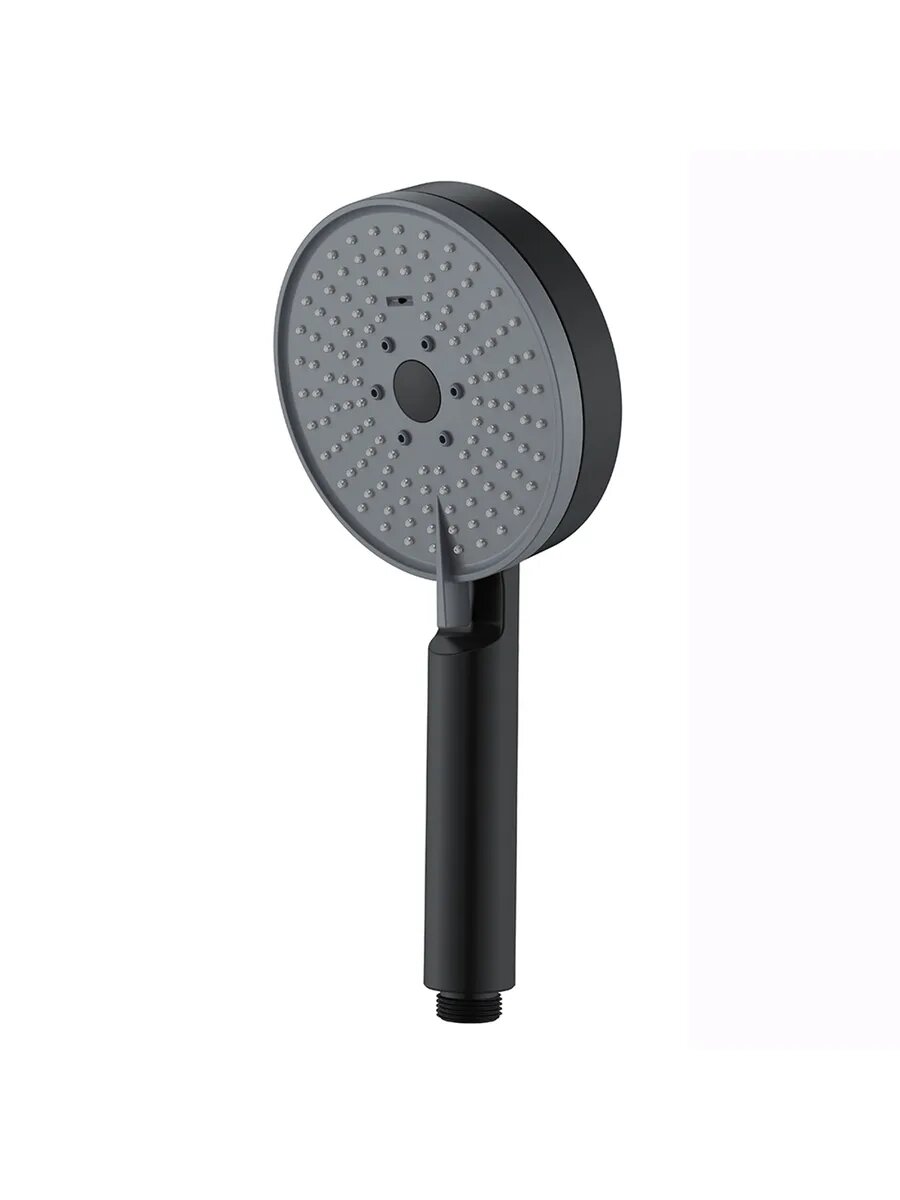 Лейка для душа d12 см 3 режима черная