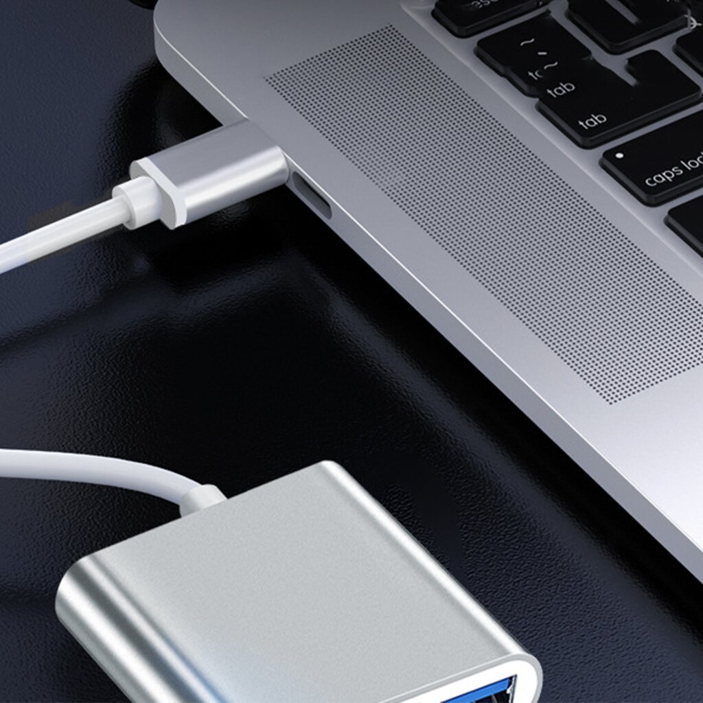 USB-C адаптер с несколькими портами для подключения и зарядки