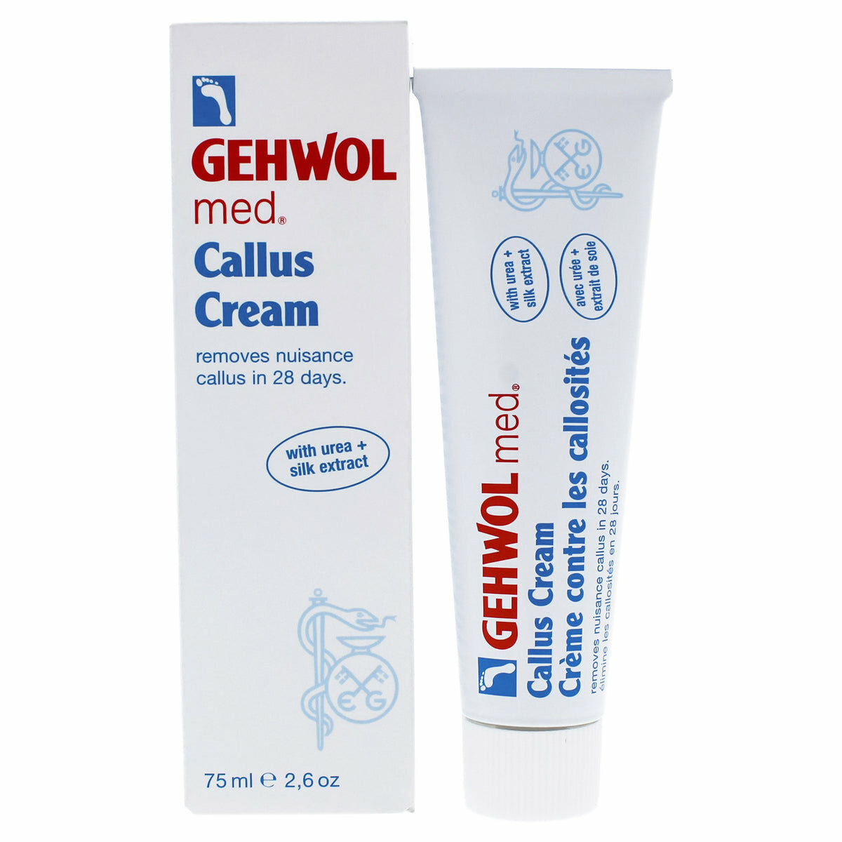 Крем для загрубевшей кожи Gehwol Hornhaut, с экстрактом ромашки, 75мл